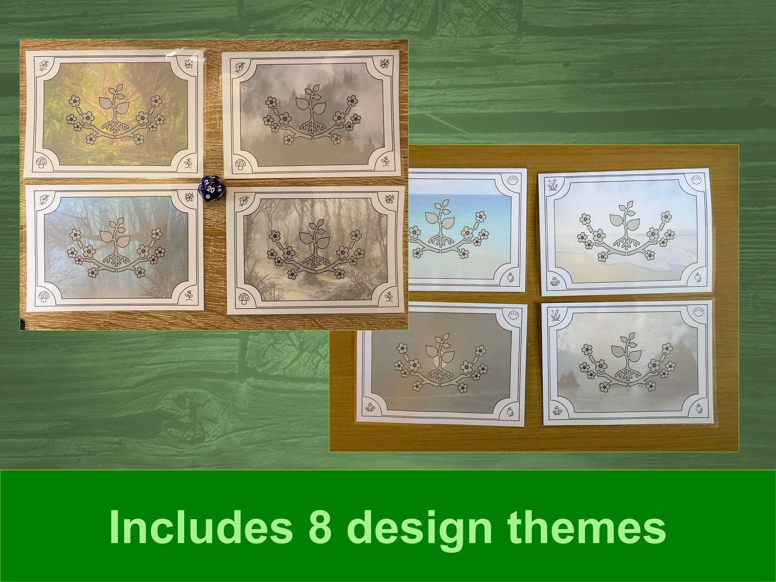 Druid Spell Slot Tracker Bundle – Multiple Themes – Dnd 5E – Digital ...