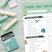 School Day Checklist, Editable School Checklist, School Day Routine for ...