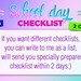 School Day Checklist, Editable School Checklist, School Day Routine for ...