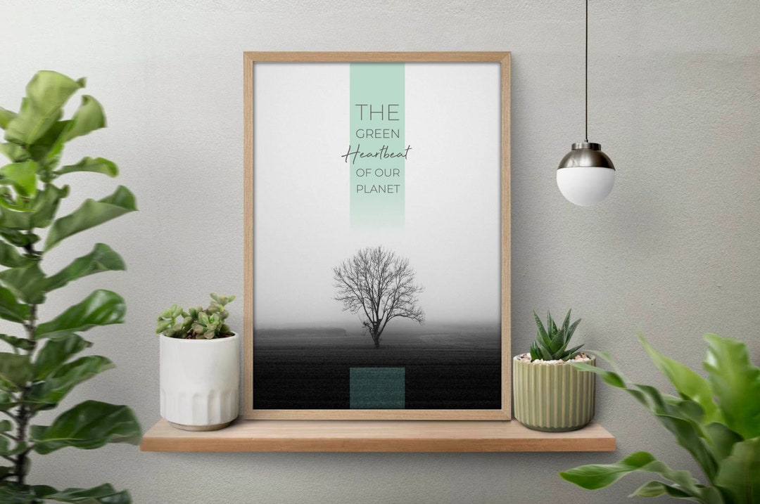 Black and White Tree Wall Art, Black and White Tree Print, Minimal ...