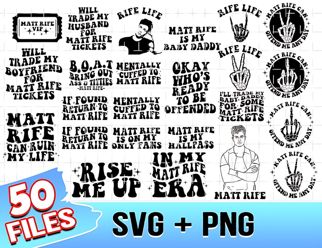 Matt Rife Bundle Png Matt Rife Png Matt Rife Shirt Funny Png - Etsy