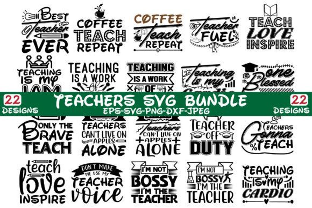 Teacher SVG Stickers Design Pack| Vintage Label SVG Stickers Design ...