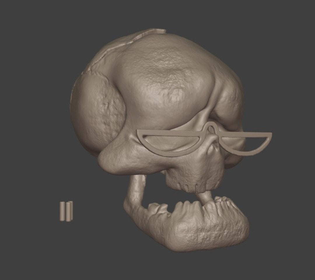 Old Man Skull - Digital Download Version Only - Etsy