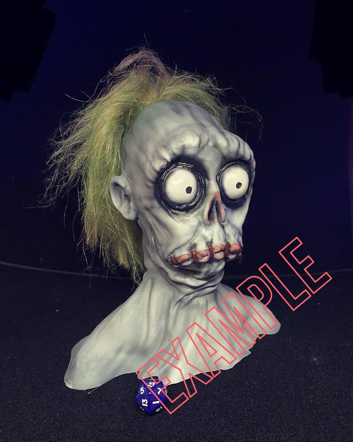 Voodoo Shrunken Head Prop Life Size 3D Printed Halloween Prop PRIMED ...