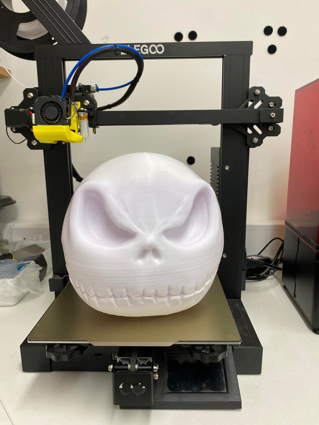 Round Skull "vengefull Look" Head 3D Printable File - Etsy