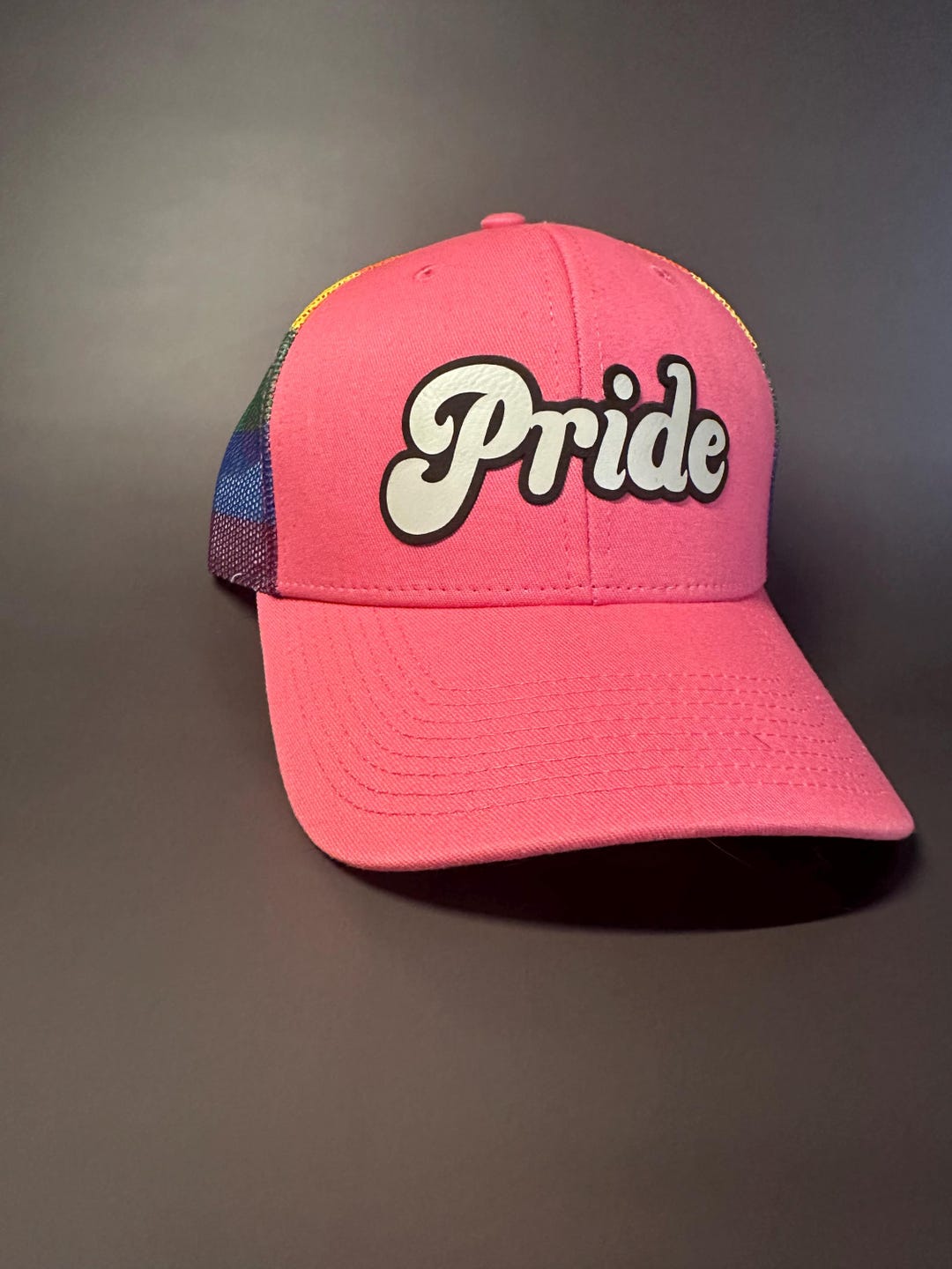 PRIDE Trucker Hat, Pride Hat, Pride Flag Hat, Pride Baseball Cap - Etsy