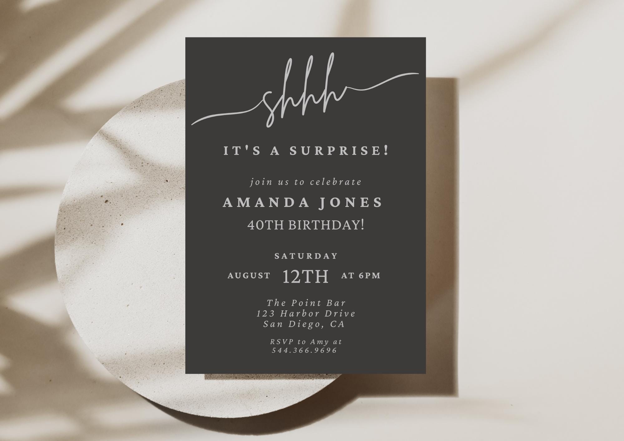 It's a Surprise Birthday Party Invitation | Surprise Party Template ...