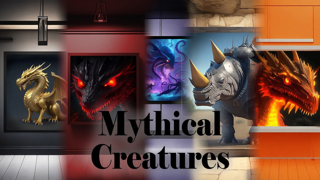 Mythical Creatures, Dragons, Sharks, Giant Squid and Many More. A.I ...