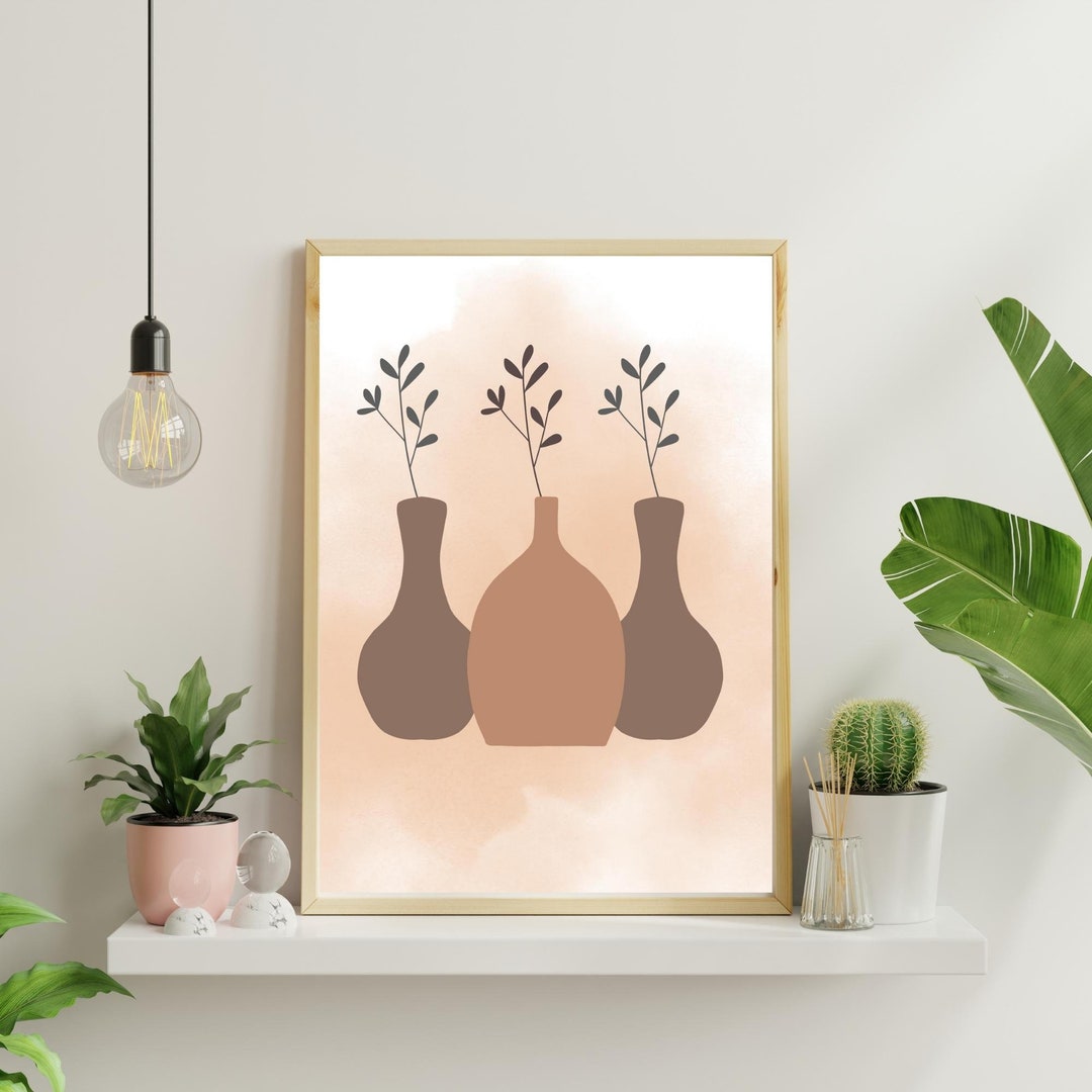 BOHO WALL ART Mid Century Modern Prints-bohemian Decor-printable Wall ...