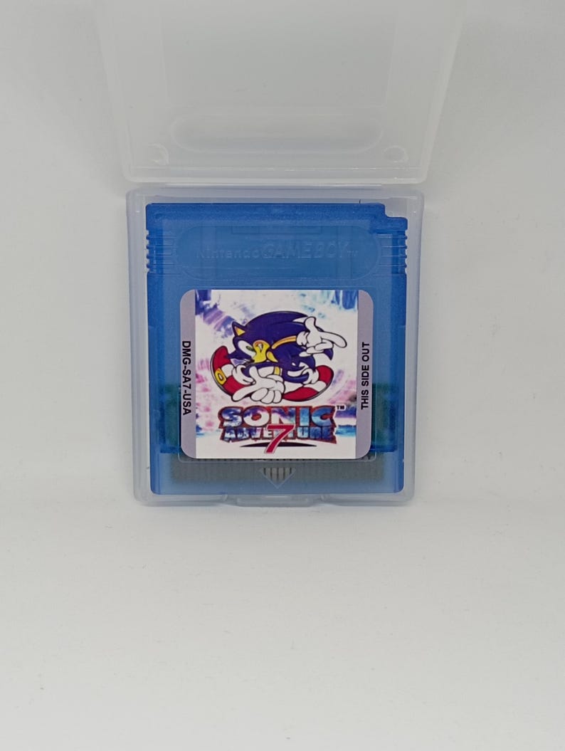 Custom Made of Unlicensed Game SONIC ADVENTURE 7 for Gameboy / Game Boy ...