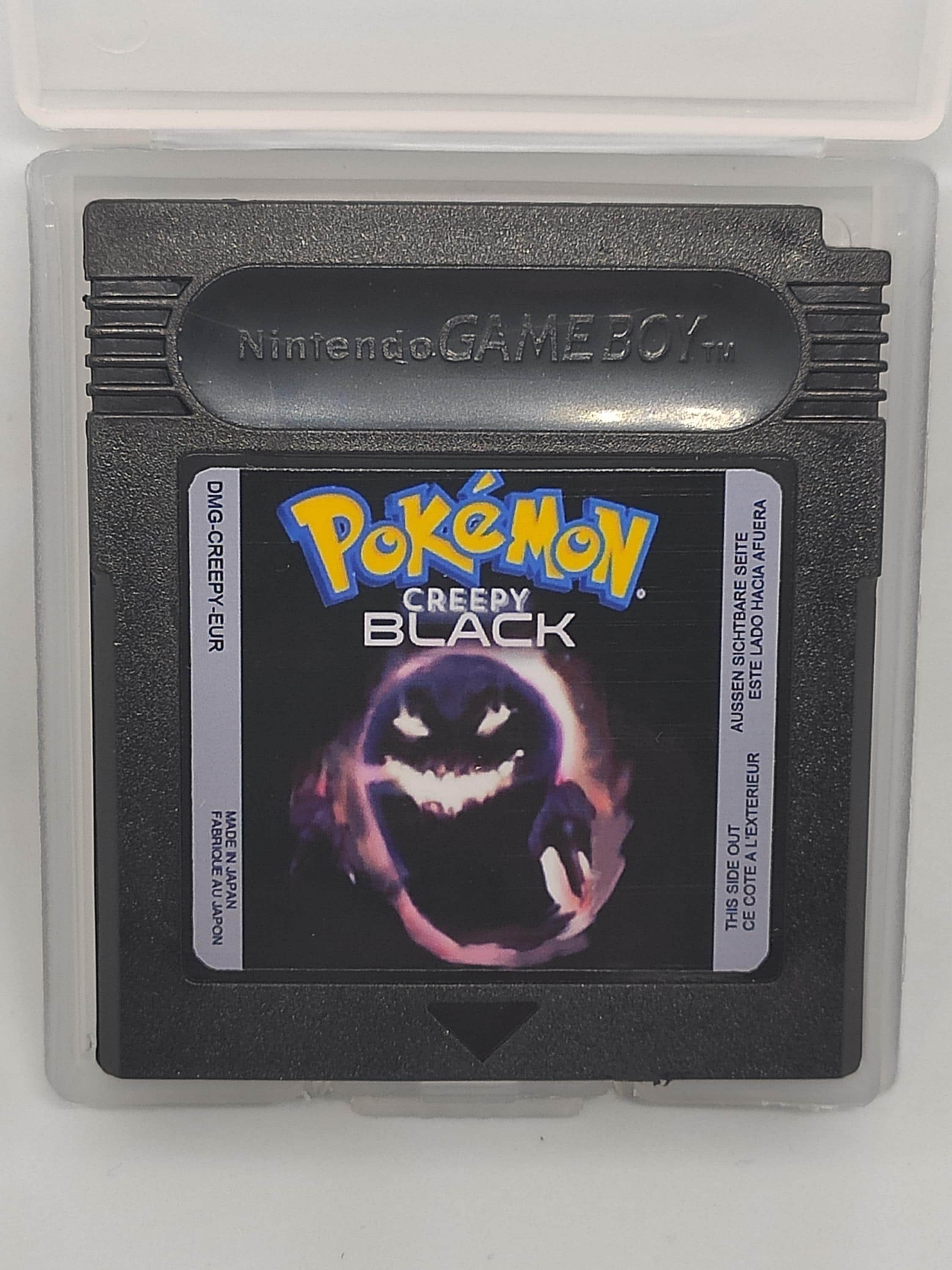 Pokemon Creepy Black for Nintendo Gameboy (red Version Hack) With the ...