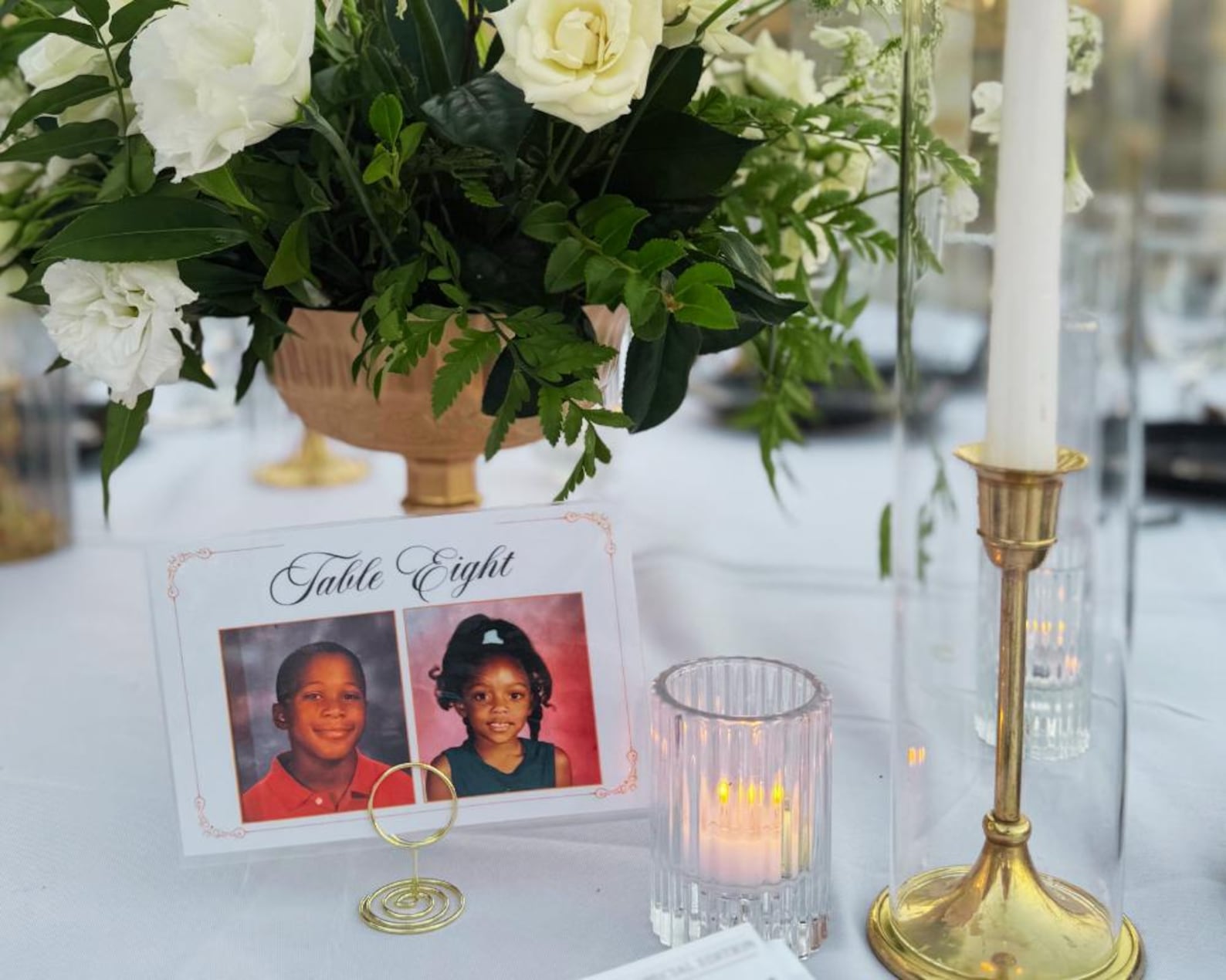 Baby Picture Wedding Table Numbers: Editable Canva Template (digital ...