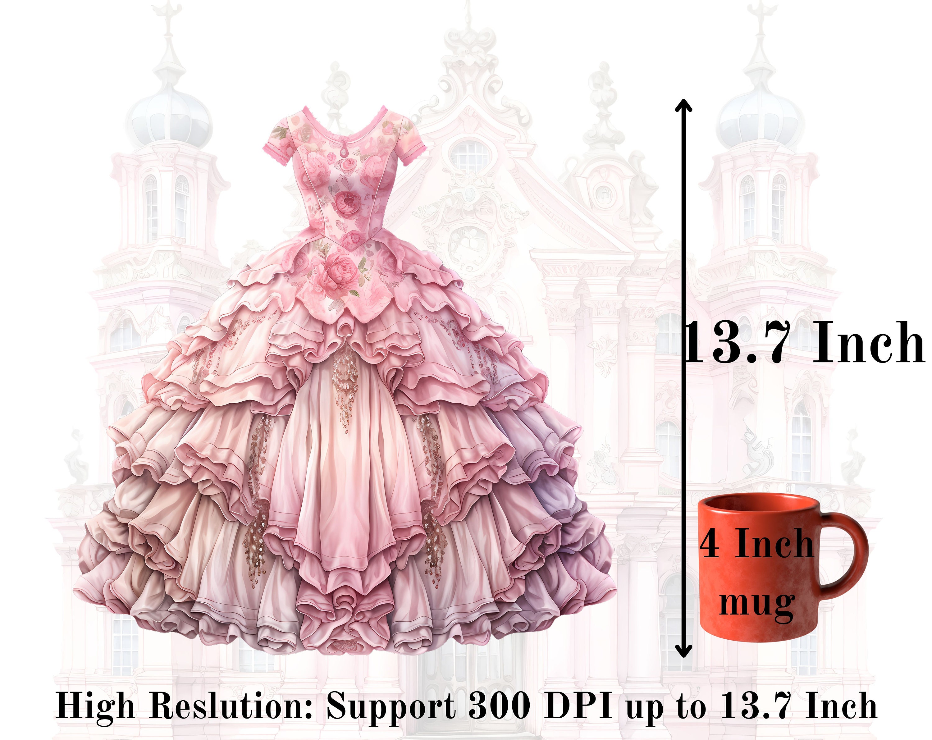 104 PNG Pink Baroque Rococo Watercolor Clipart: Baroque Pink Clipart ...