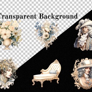 95 PNG Ivory Baroque Rococo Watercolor Clipart: Baroque White Clipart ...