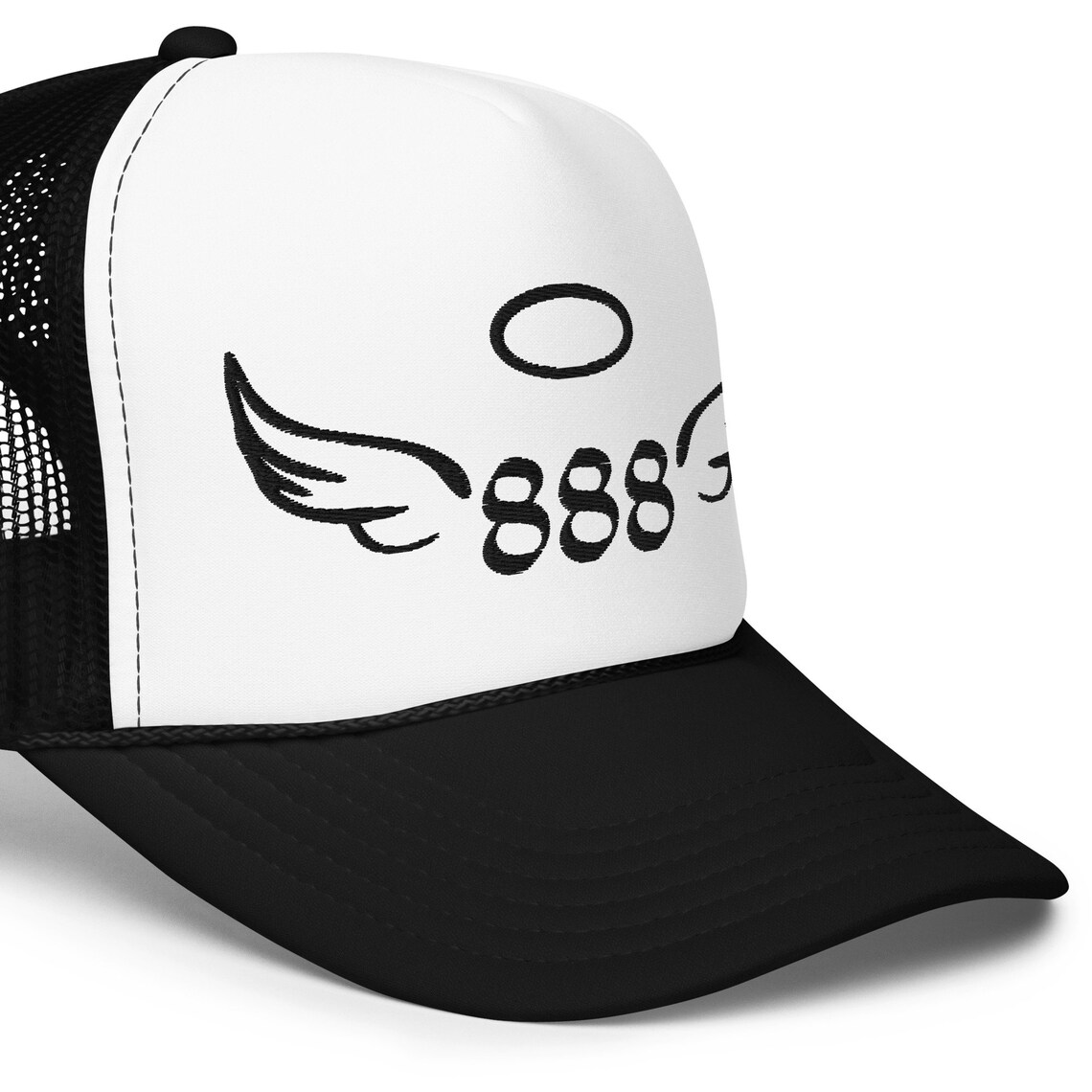 888 Angel Number | Foam Trucker Hat | Y2K Essentials - Etsy