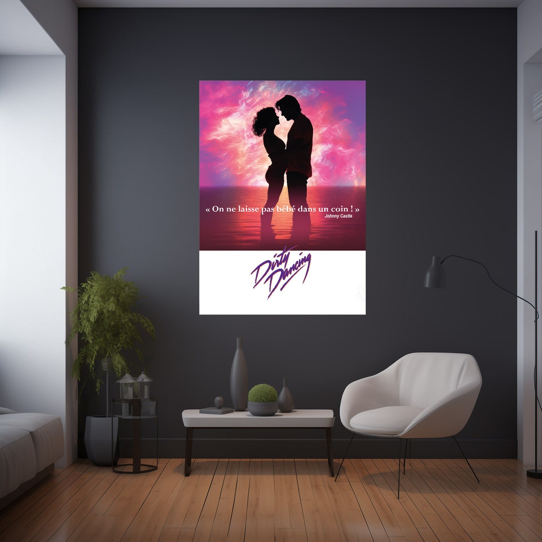 Dirty Dancing Poster Inspired by the 1987 Film - Nostalgic Wall Decor ...