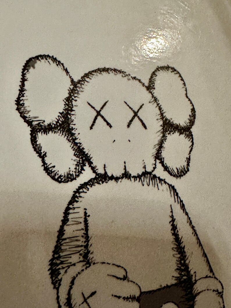 Kaws Share Poster on Glossy Cardboard Wall Decoration Pop Art Street ...