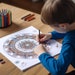 100 Colorful Mandala Digital Download Coloring Book Pages for - Etsy