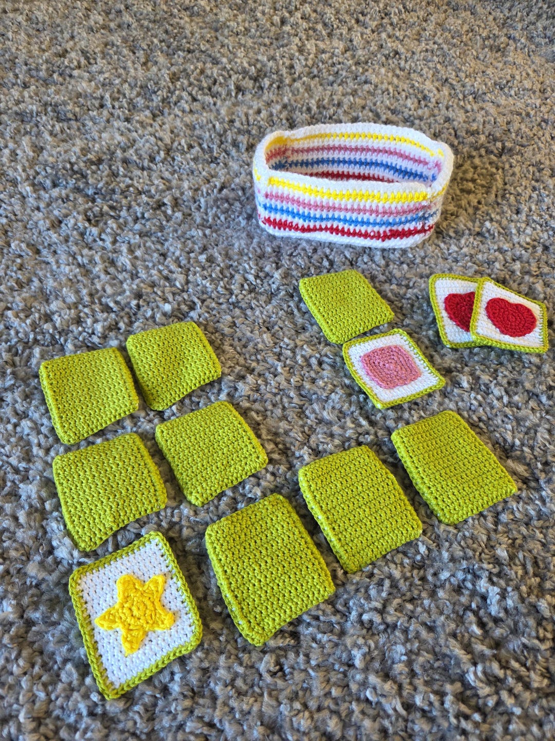Crocheted Sensory Memory Toy for Baby - Etsy