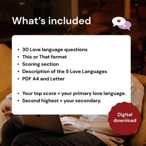 Couples Love Language Quiz: Relationship Test, Printable (PDF Download ...