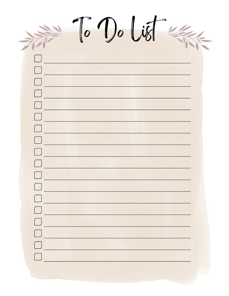 2023 To-do List, Beige Planner, Simple, Complete Tasks, Daily ...