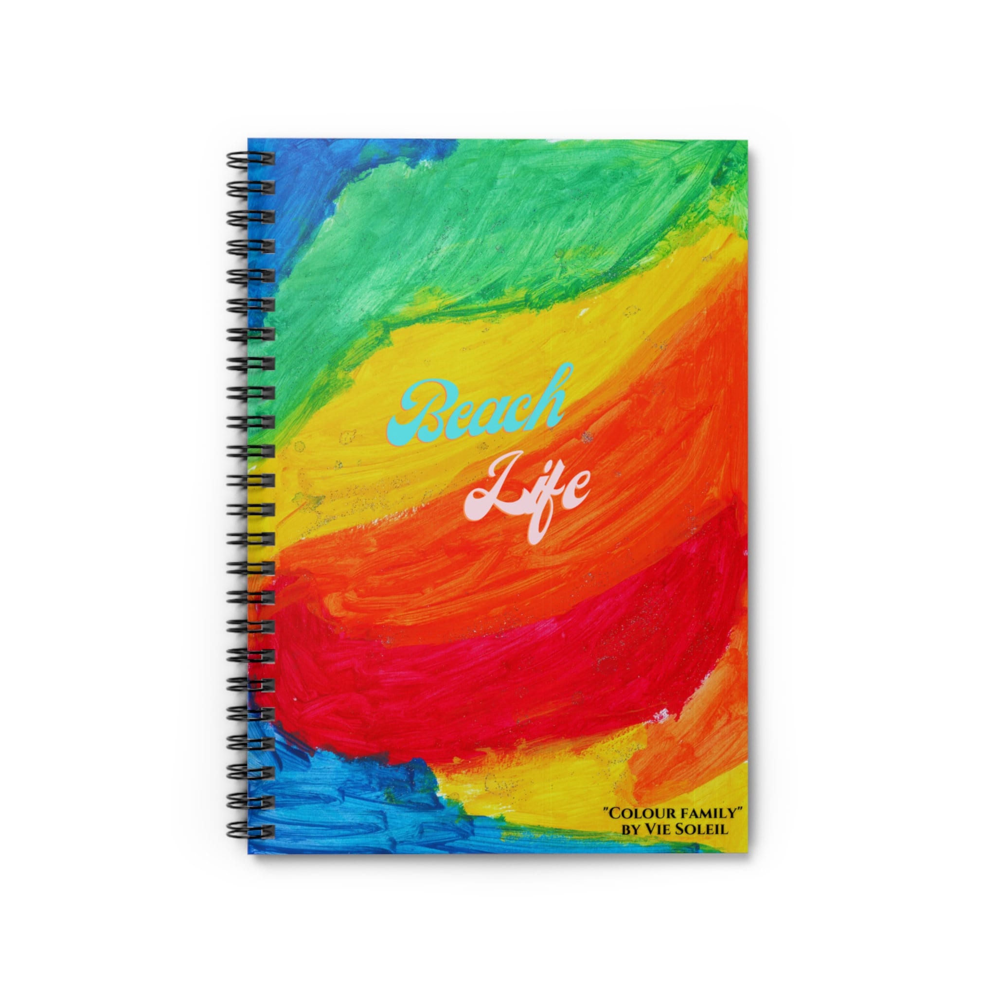 Spiral Notebook Beach Life, Notebook Beach, Notitieboek, Beach, Rainbow ...