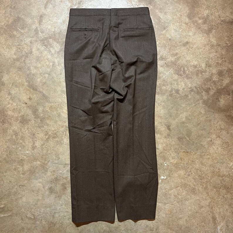 Vintage 1970s 70s Sansabelt Talon Brown Trousers Pants 32x32 - Etsy