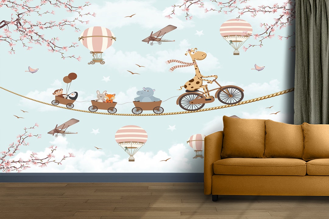 Children Wall Art, Children Wall Design, Self Adhesive, Peel and Stick ...