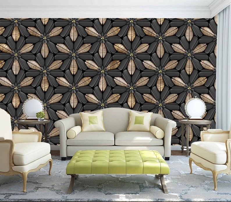 Modern Wallpaper, Special Design Wall Decor, Living Room Wall Decor ...
