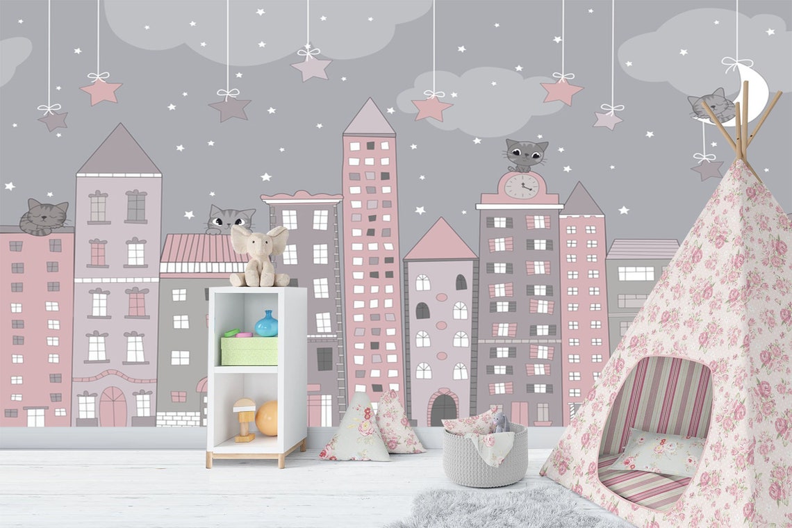 Kids Cityscapes Wallpaper,good Night City: Where Dreams Fly,adventurous ...