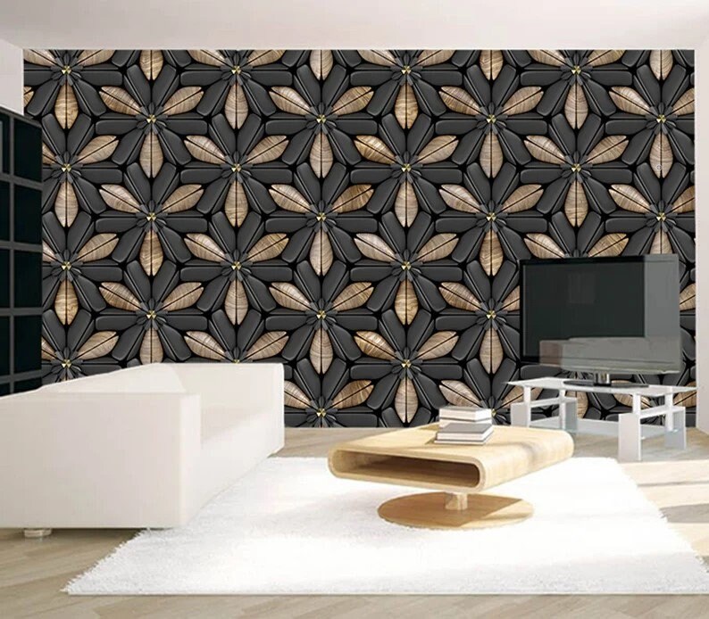 Modern Wallpaper, Special Design Wall Decor, Living Room Wall Decor ...