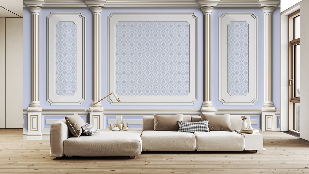 Column Wallpaper, Column Wall Design Peel and Stick, Interior Stylish ...