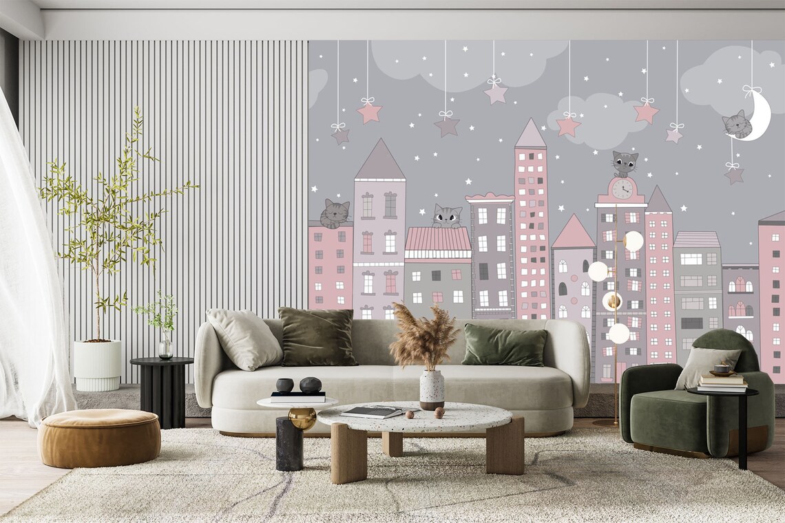 Kids Cityscapes Wallpaper,good Night City: Where Dreams Fly,adventurous ...