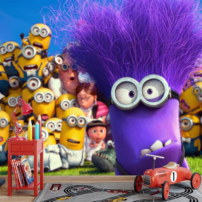 Minion Wall Mural - Etsy