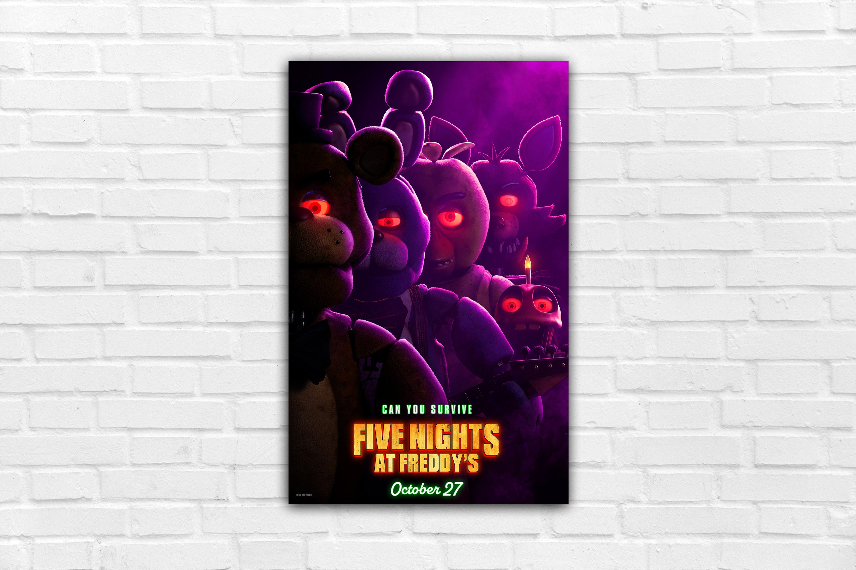 Five Nights At Freddy's 2023 Movie Poster, Room Decor vendido por Marianna Tomaselli | SKU ...