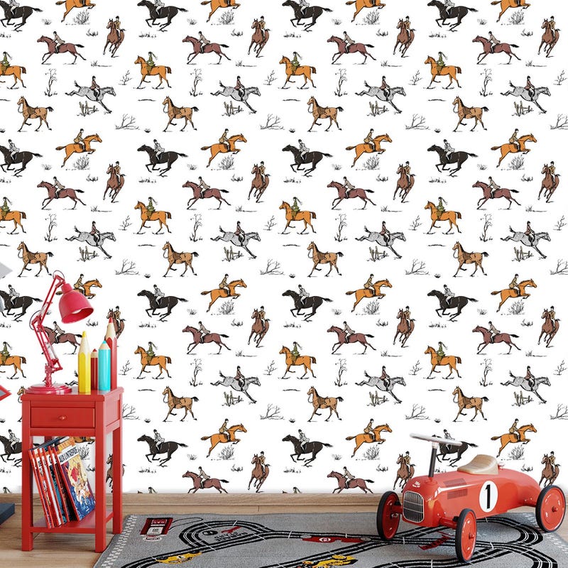 Western Cowboy Wallpaper Border - Etsy