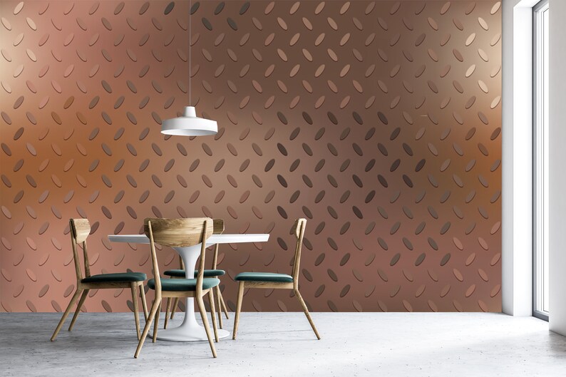 Copper Wallpaper, Old Copper Textured Abstraction Wall Art, Self ...