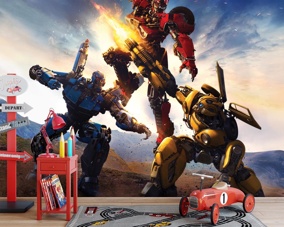 Transformers Wallpaper Peel and Stick,transformers Wall Decor ...