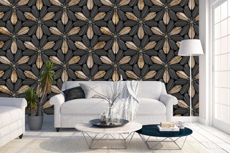 Modern Wallpaper, Special Design Wall Decor, Living Room Wall Decor ...