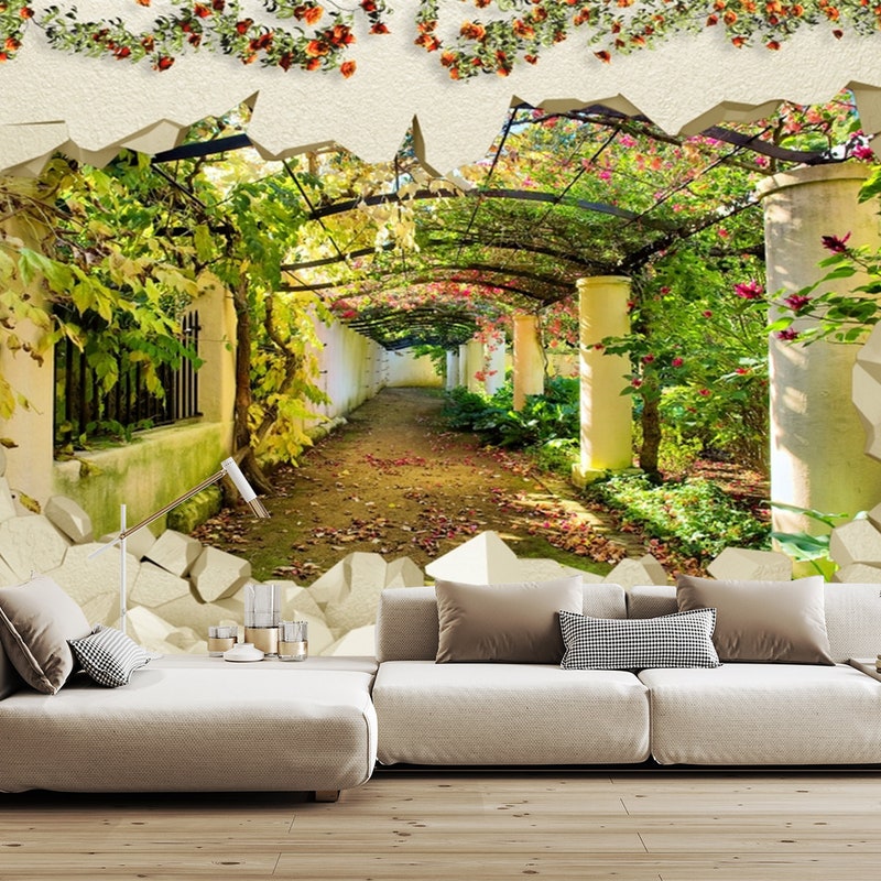 Broken Wall Decal - Etsy