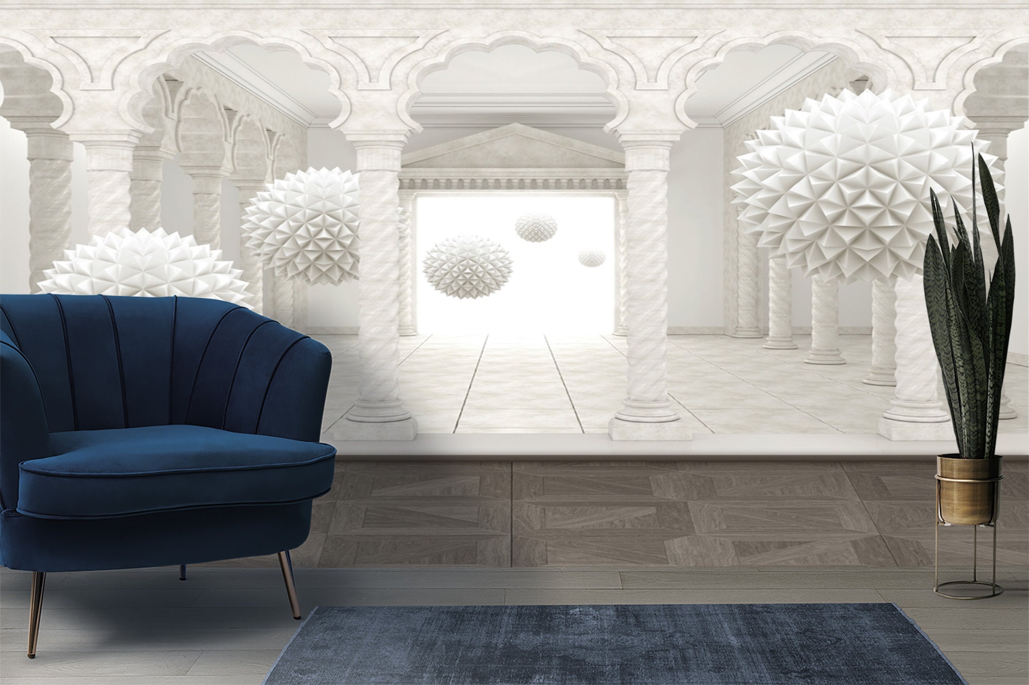 3D Wallpaper, 3D Illusion Wall Art, 3D Geometric Murals,abstract Murals ...