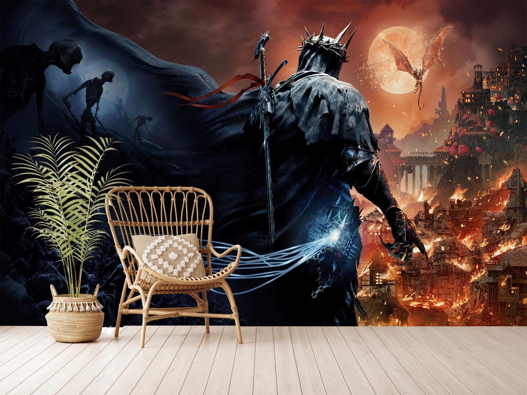 The Lord of the Rings "nazgûl" Landscape Wallpaper,nazgûl Wall Decor ...