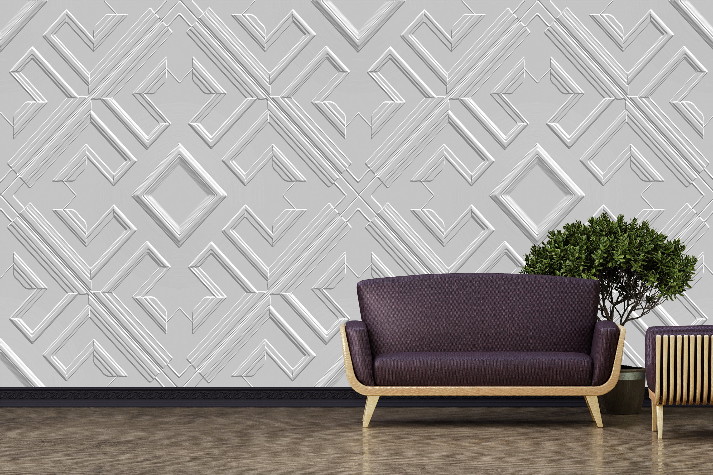 Drywall Design Wallpaper, Drywall Look Wall Design, Drywall Wallpaper ...