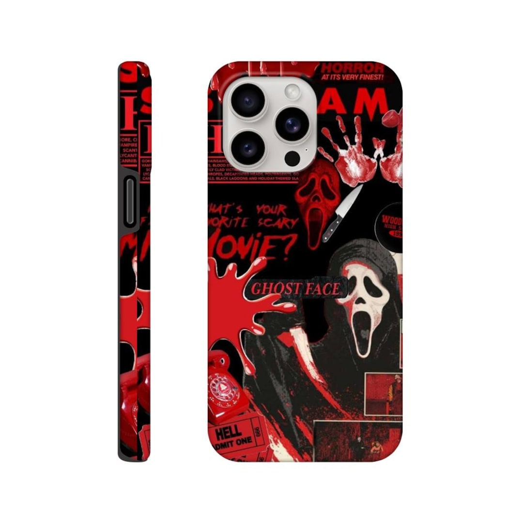 Ghostface_collage_scream_halloween_horror_iphone_samsung_phone_case - Etsy