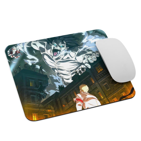 Attack on Titan Mouse Pad - Etsy