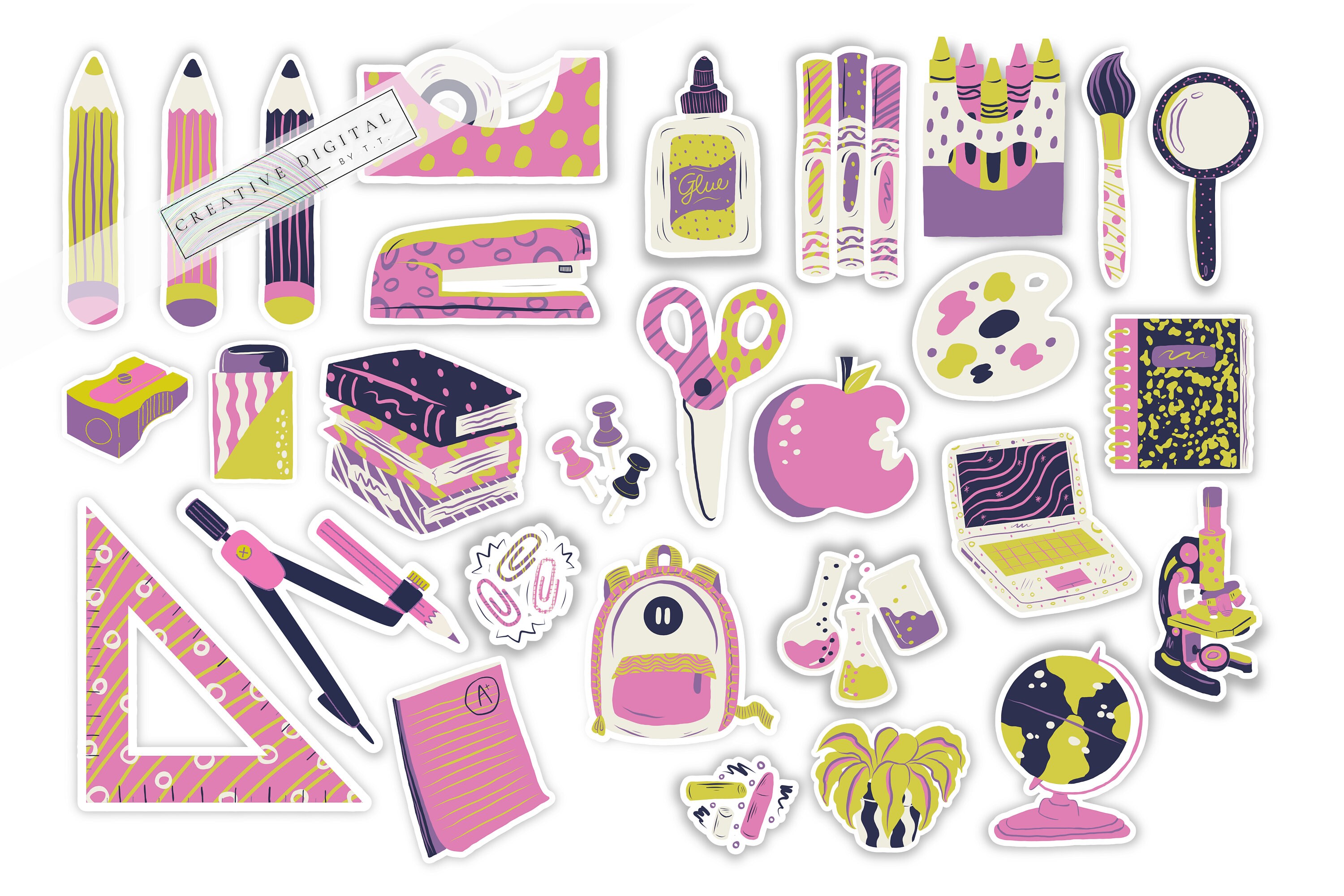 Back to School Clipart, Teacher Clipart, School Graphics, Classroom ...