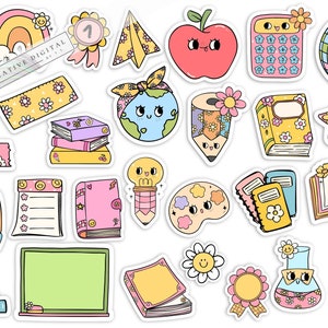Flower Back to School Clipart, Teacher Clipart, School Graphics ...