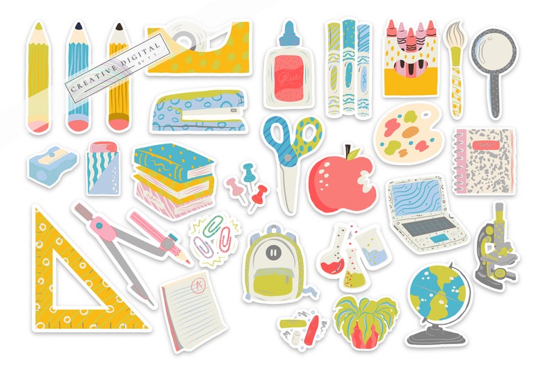Back to School Clipart, Teacher Clipart, School Graphics, Classroom ...