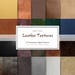Leather Textures Digital Paper, Neutral Brown and Gray Leather ...