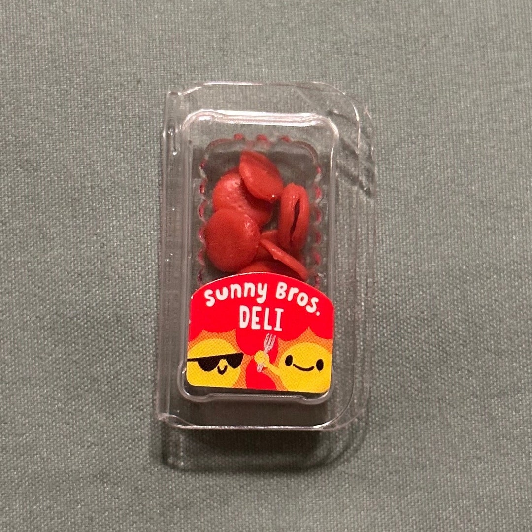 Pepperoni Miniverse Make It Mini Miniature Ingredient - Etsy